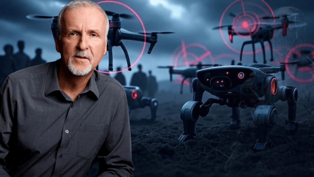 James Cameron Warns AI Arms Race Could Spark a Real-Life Terminator War ...