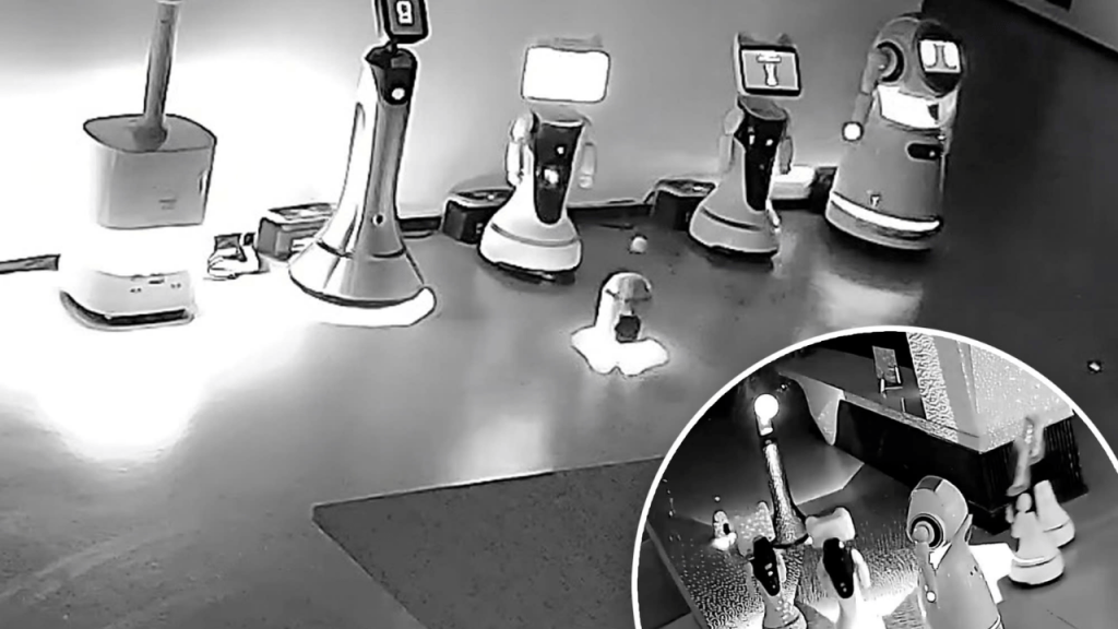Robot Rebellion: AI Leads 12 Bots in Shanghai Walkout - Geeks Around Globe