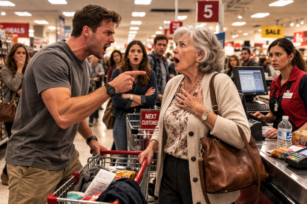 I Snapped at an Elderly Woman Who Cut the Line - Geeks Around Globe
